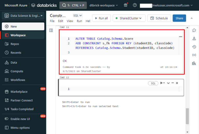 【Azure Databricks】主キーと外部キーの設定方法 | Azure導入支援デスク